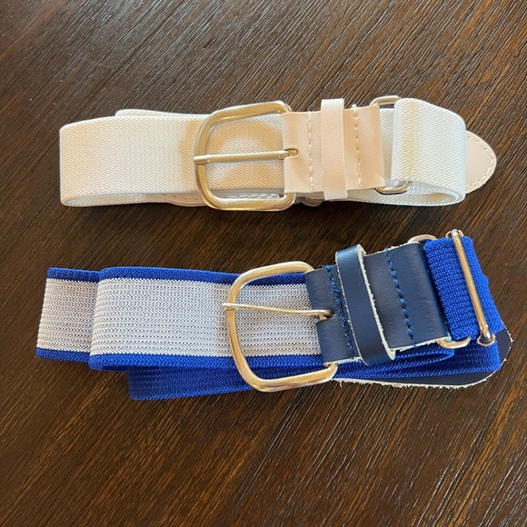 Accessories | Royal Blue And White Softball Belts | Poshmark